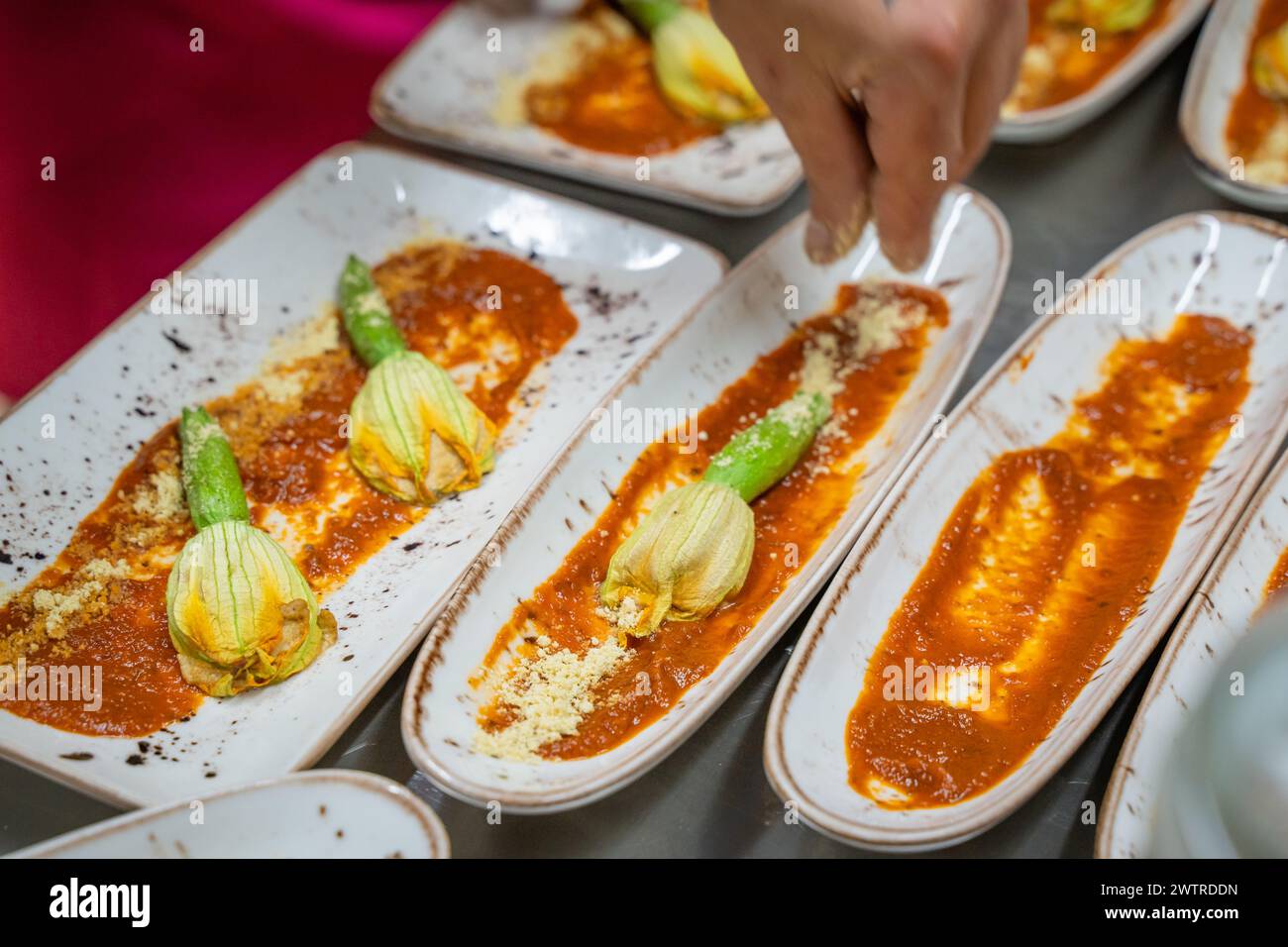 Ceramic plates placed on hi-res stock photography and images - Alamy