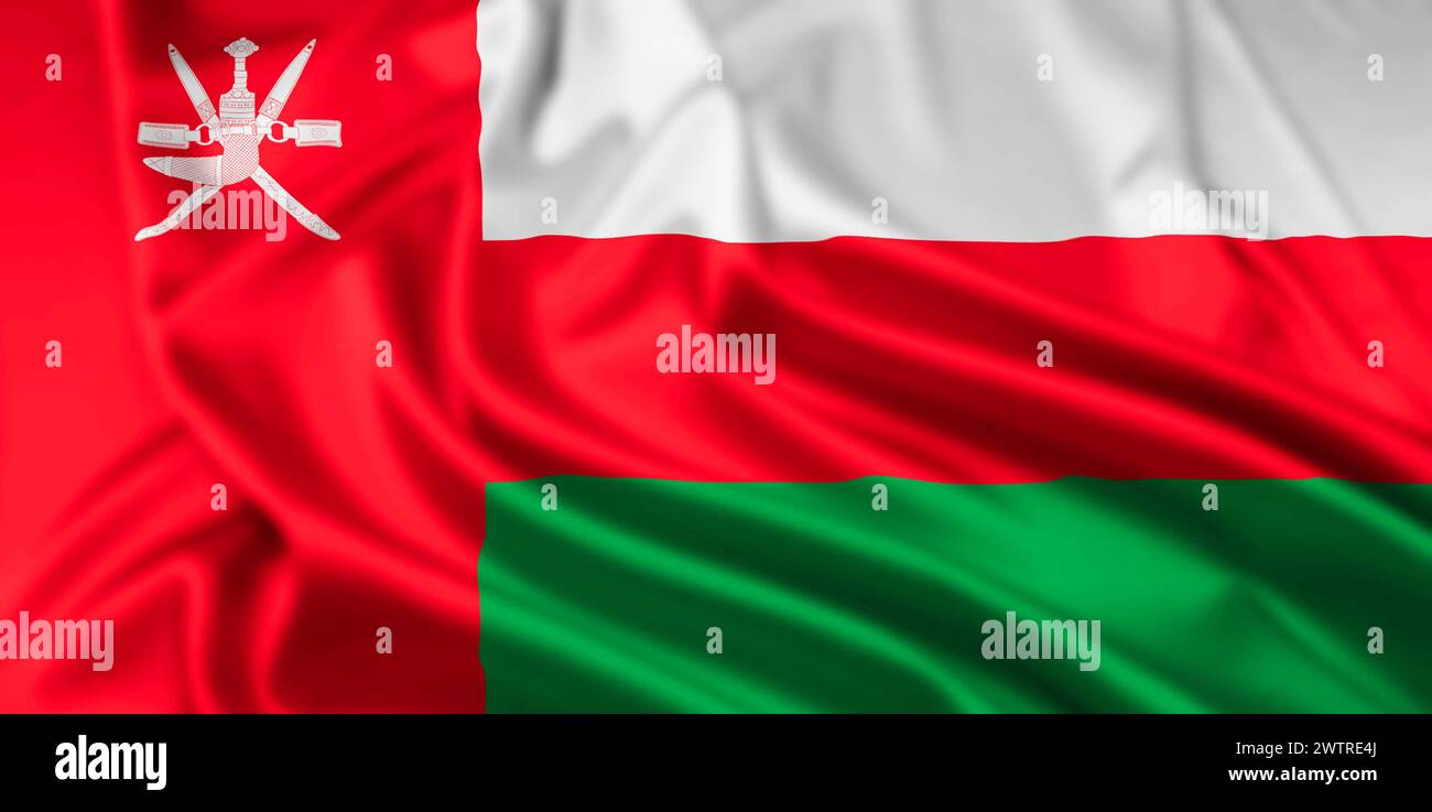 Flag of the sultanate of oman hi-res stock photography and images - Alamy