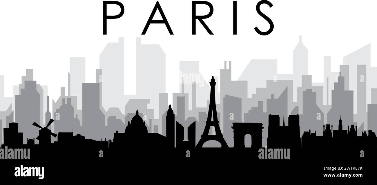 Paris skyline feature hi-res stock photography and images - Alamy