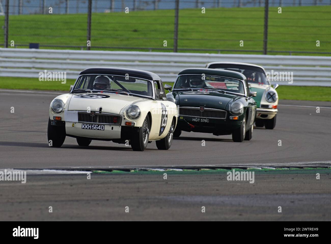 Guy Harman, Harvey Stanley, Ben Colburn, MG B, RAC Pall Mall Cup for ...