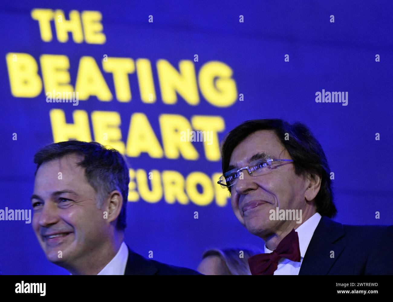 Prime Minister Alexander De Croo and Elio Di Rupo, Minister-President ...