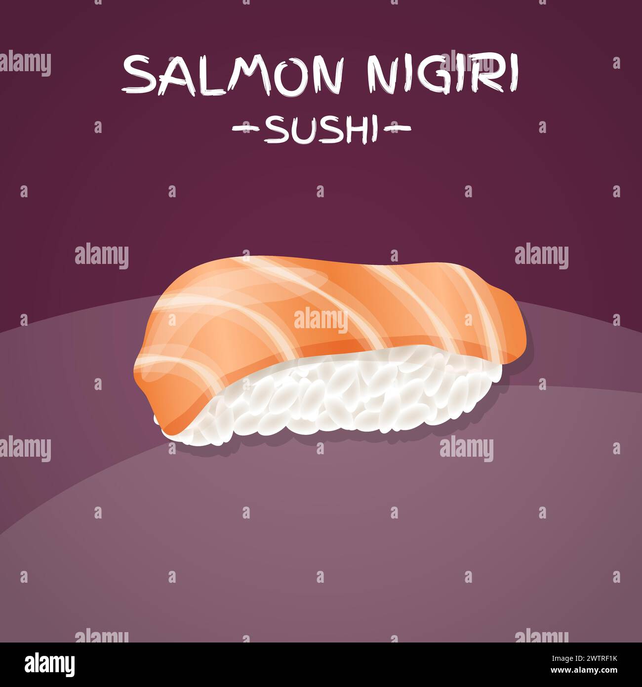 Ebi shrimp sushi nigiri Stock Vector Images - Alamy