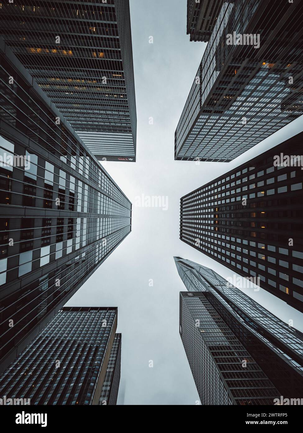 Looking up towering skyscrapers against hi-res stock photography and ...