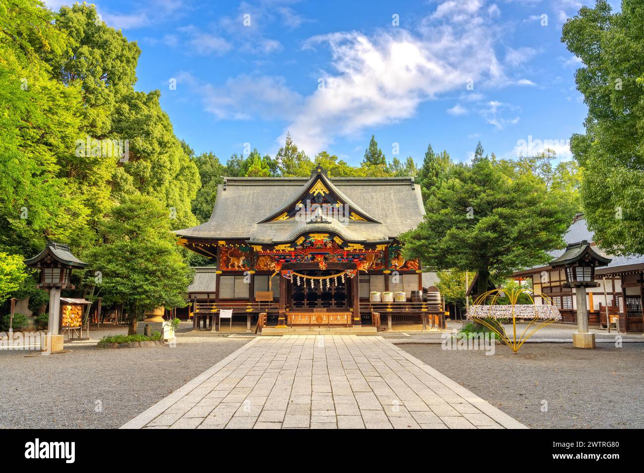 Chichibu Shrine in Chichibu, Japan during the summer season Stock Photo ...