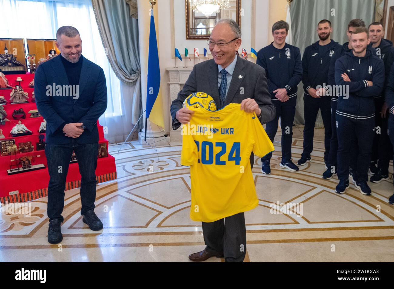 Non Exclusive: KYIV, UKRAINE - MARCH 17, 2024 - Acting Minister of Youth and Sports of Ukraine ...