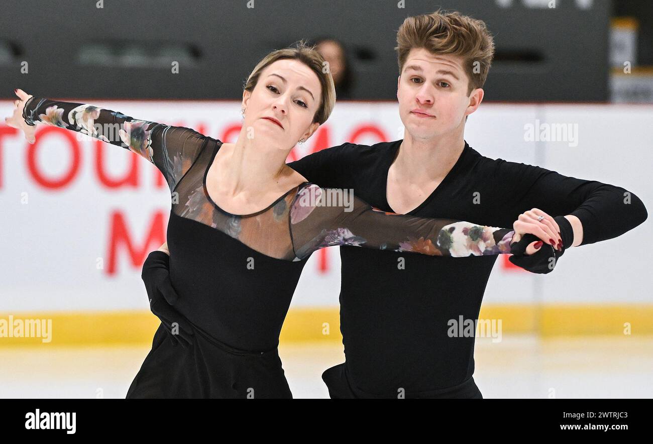 Montreal, Canada. 19th Mar, 2024. Carolane Soucisse and Shane Firus ...
