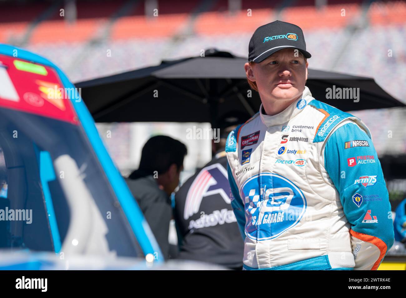 Bristol, TN, USA. 16th Mar, 2024. TN; Thad Moffitt takes to the track ...