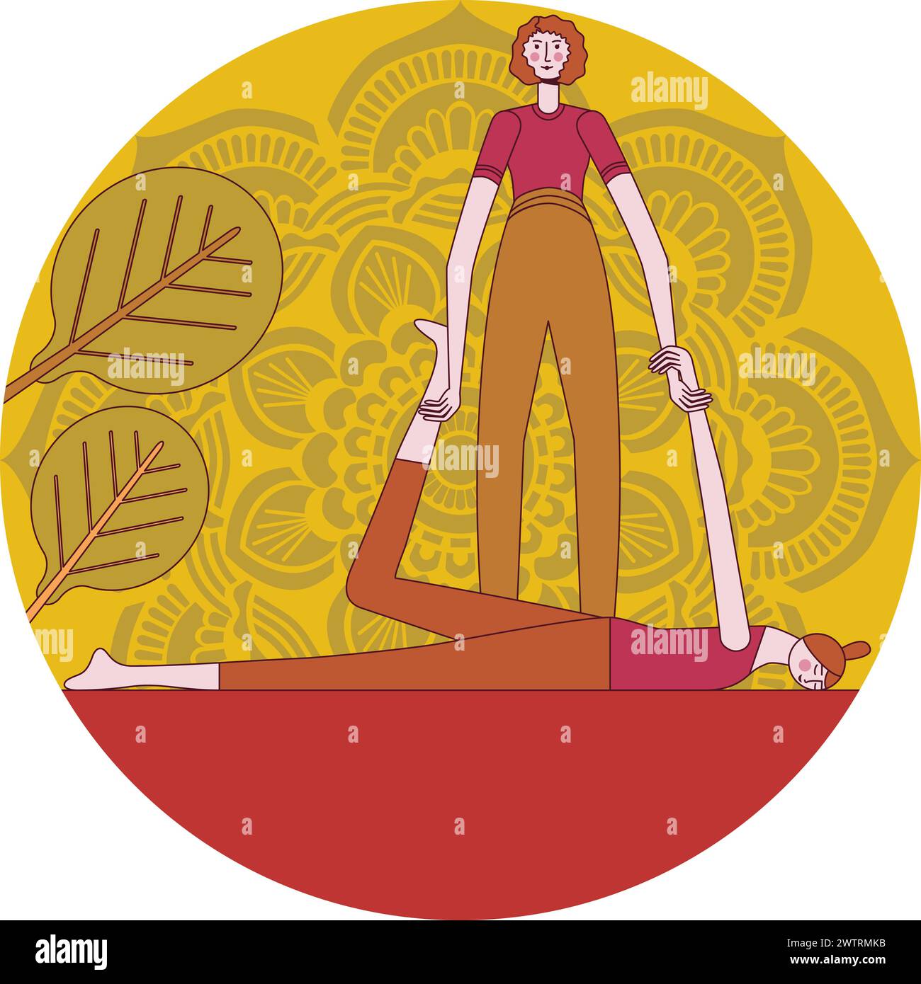 Shiatsu full body massage by professional therapist in spa. Isolated ...