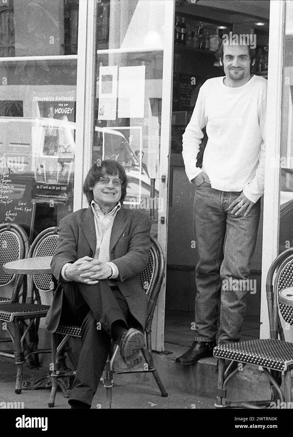 Portrait of Cabu (Jean Maurice Jules Cabut) and Philippe Mougey vers ...