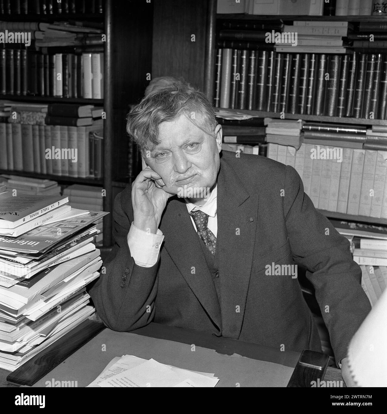 Portrait of Gabriel Honore Marcel 1961 ©Hambourg/opale.photo Stock ...