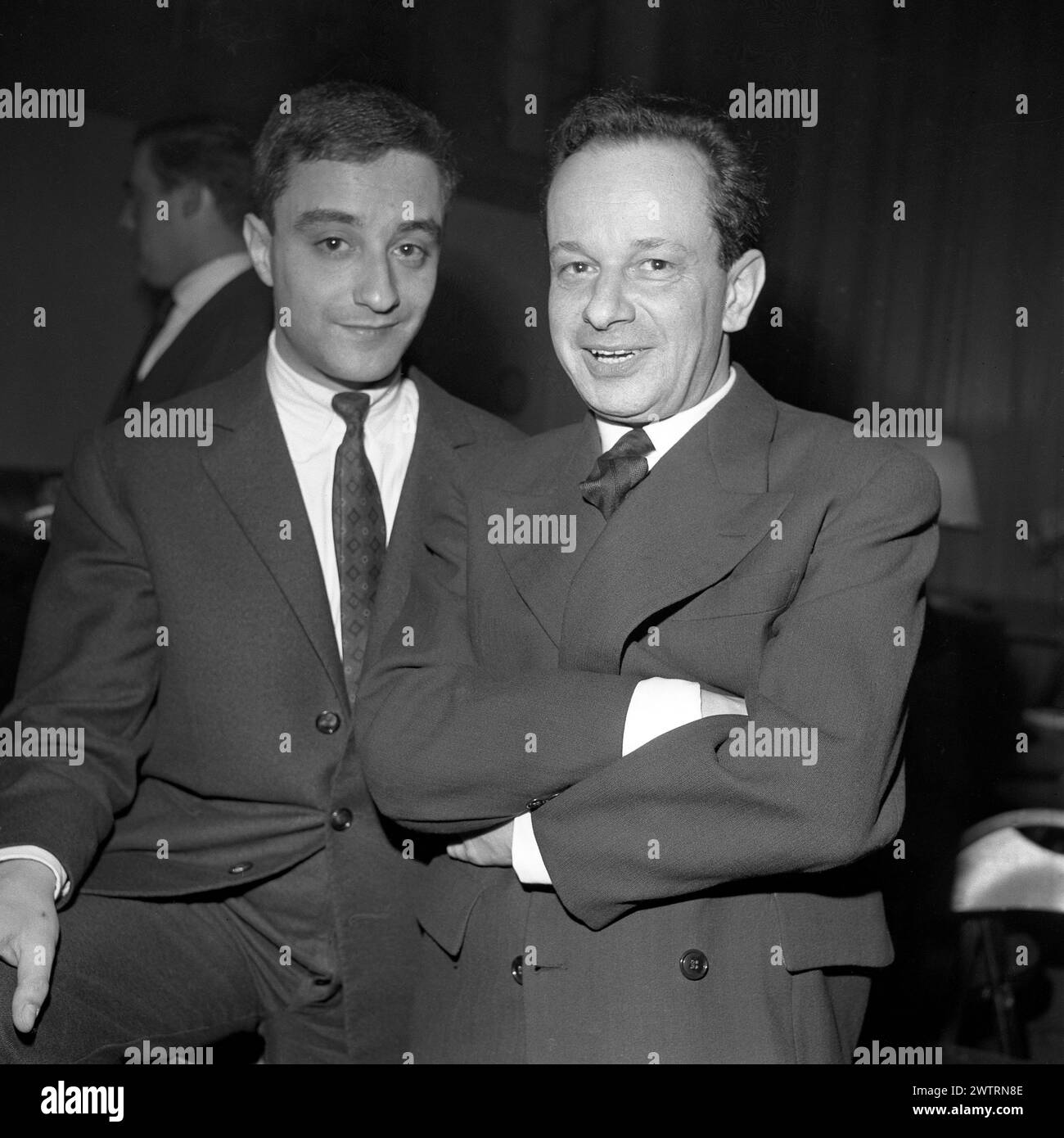 Portrait of Matthieu Galey and Jean-Louis (Jean Louis) Bory 1961 ©Serge ...