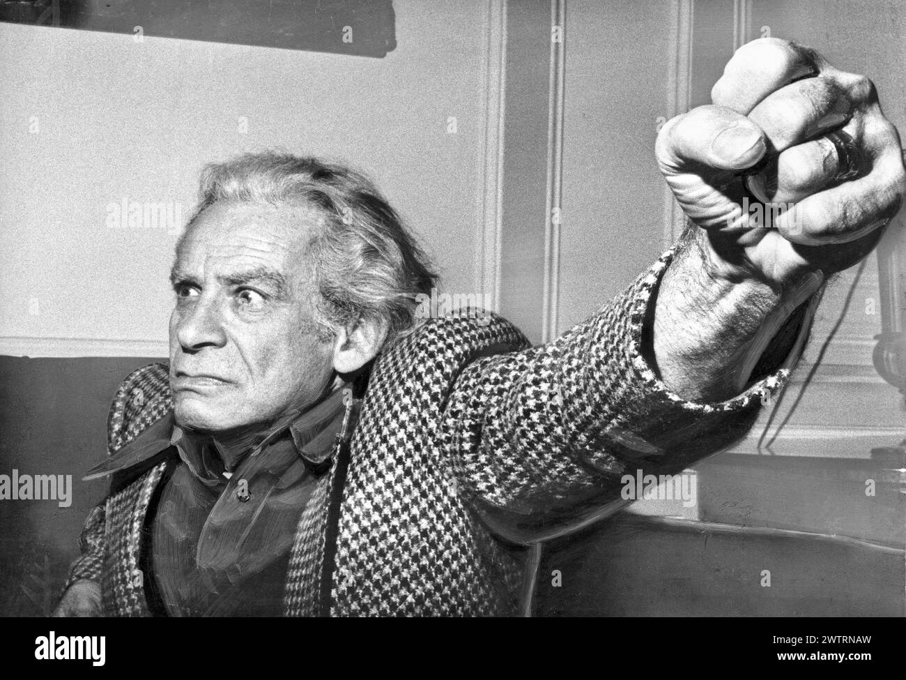 Portrait of Samuel Fuller 1980s ©Serge Hambourg/opale.photo Stock Photo ...