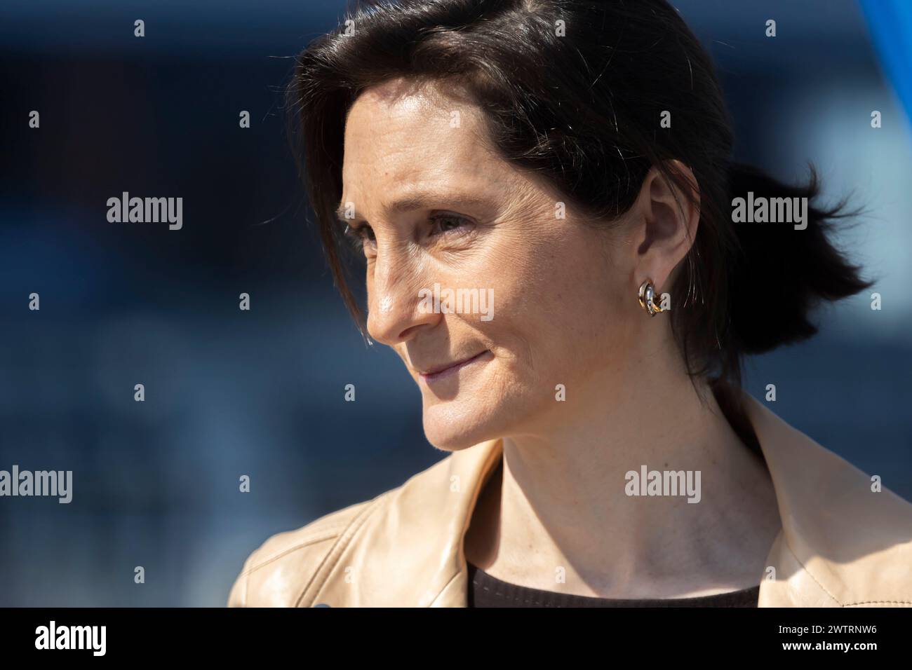 Colombes, France. 19th Mar, 2024. Vincent Isore/IP3 ; Colombes, France ...