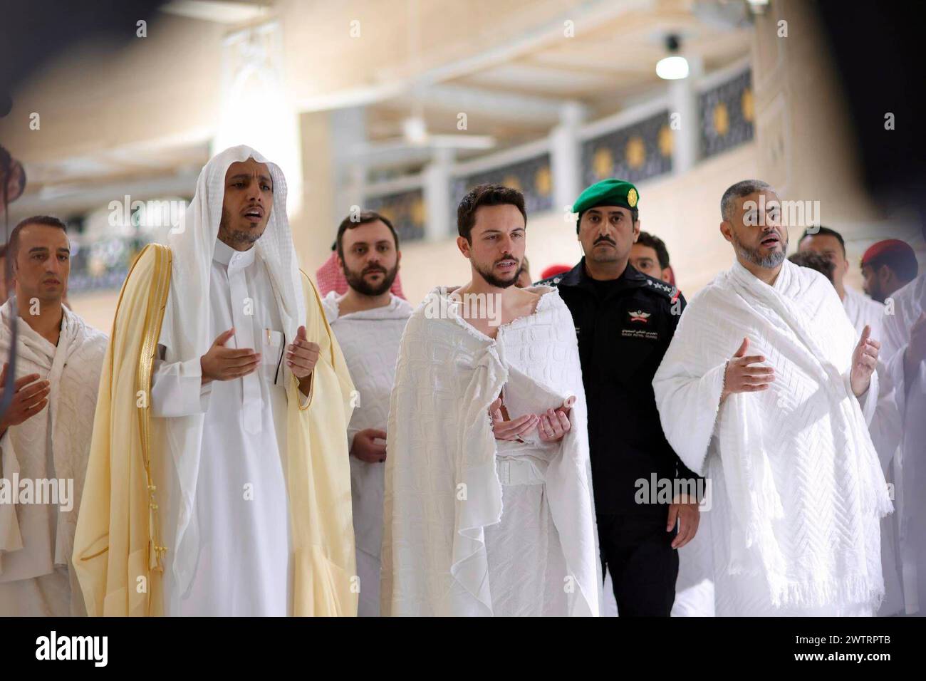 Jordanian Prince Hussein bin Abdullah II, Crown Prince, performs Umrah ...