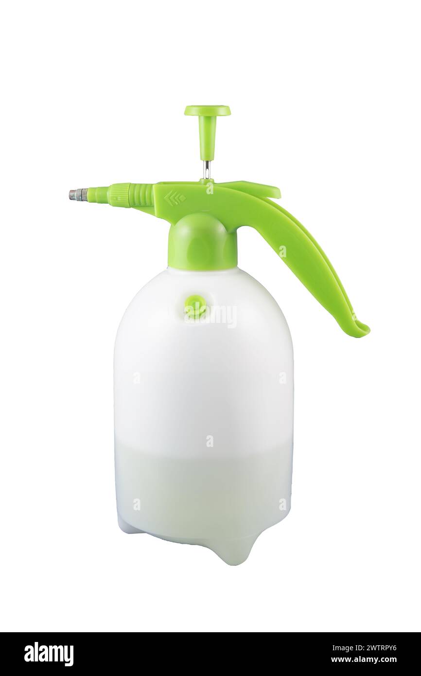 a plastic sprayer on a transparent background Stock Photo - Alamy