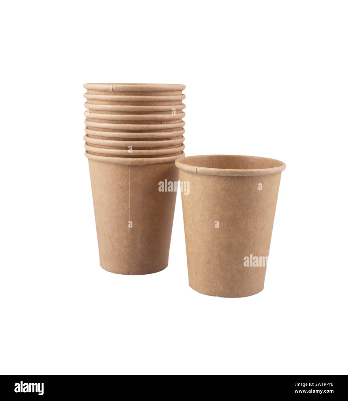paper cups on a transparent background Stock Photo - Alamy