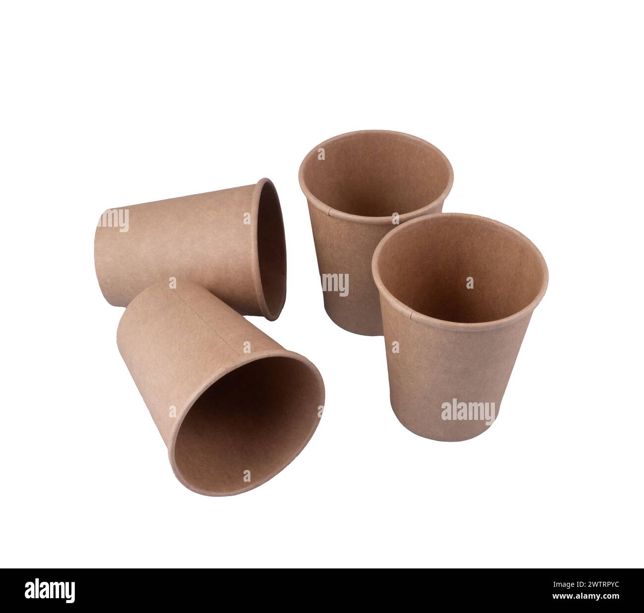 paper cups on a transparent background Stock Photo - Alamy
