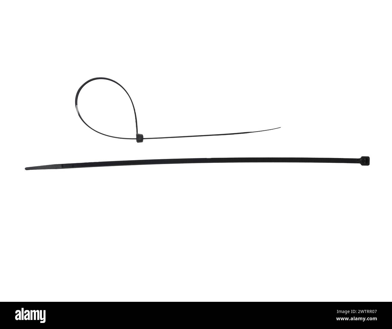 plastic cable ties on a transparent background Stock Photo - Alamy