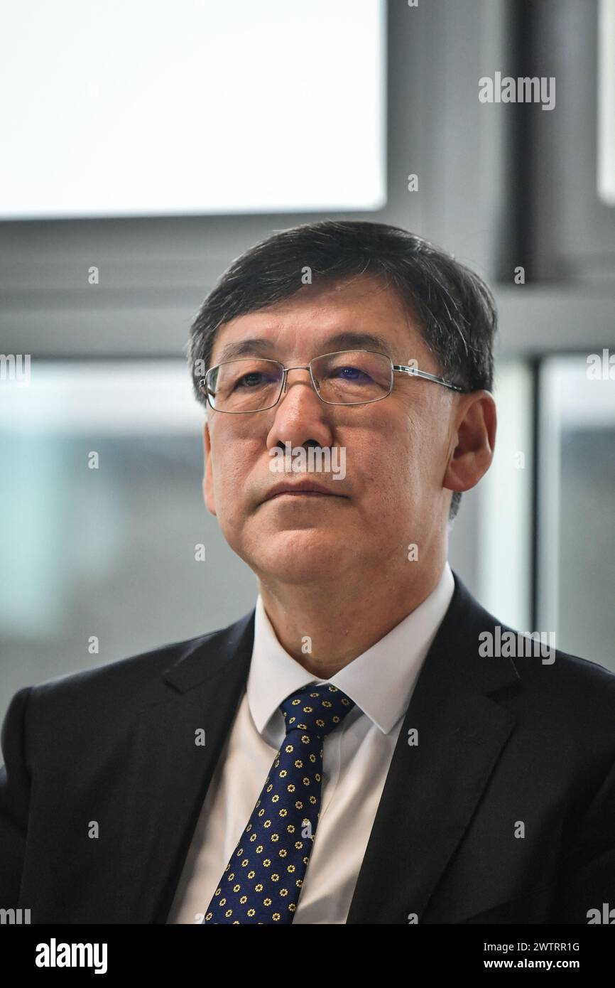 Paris, France. 19th Mar, 2024. Chinese Minister of Science and ...