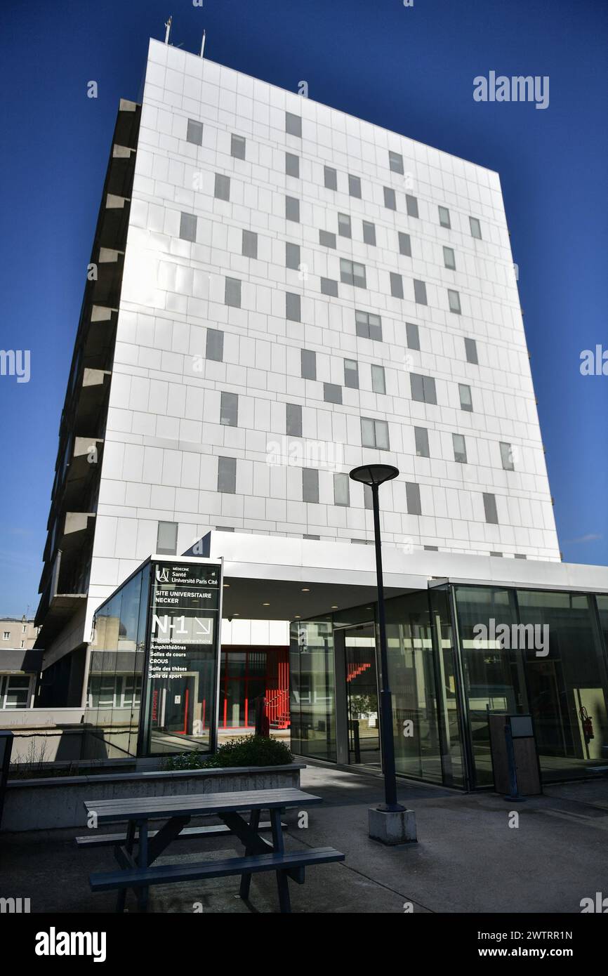 Paris, France. 19th Mar, 2024. This photograph shows the Institut ...