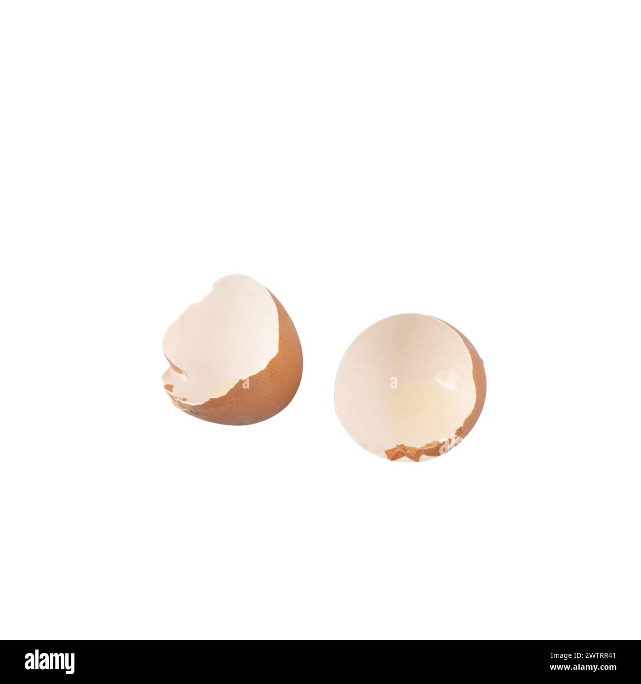 Egg shells on a transparent background Stock Photo - Alamy