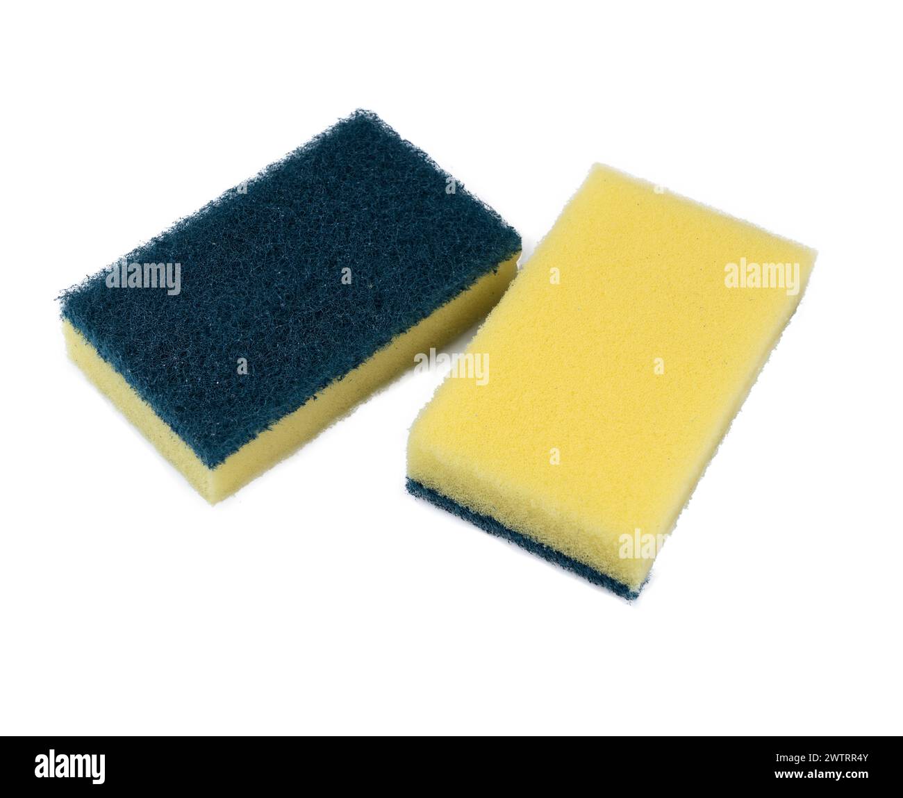 kitchen sponge on a transparent background Stock Photo - Alamy