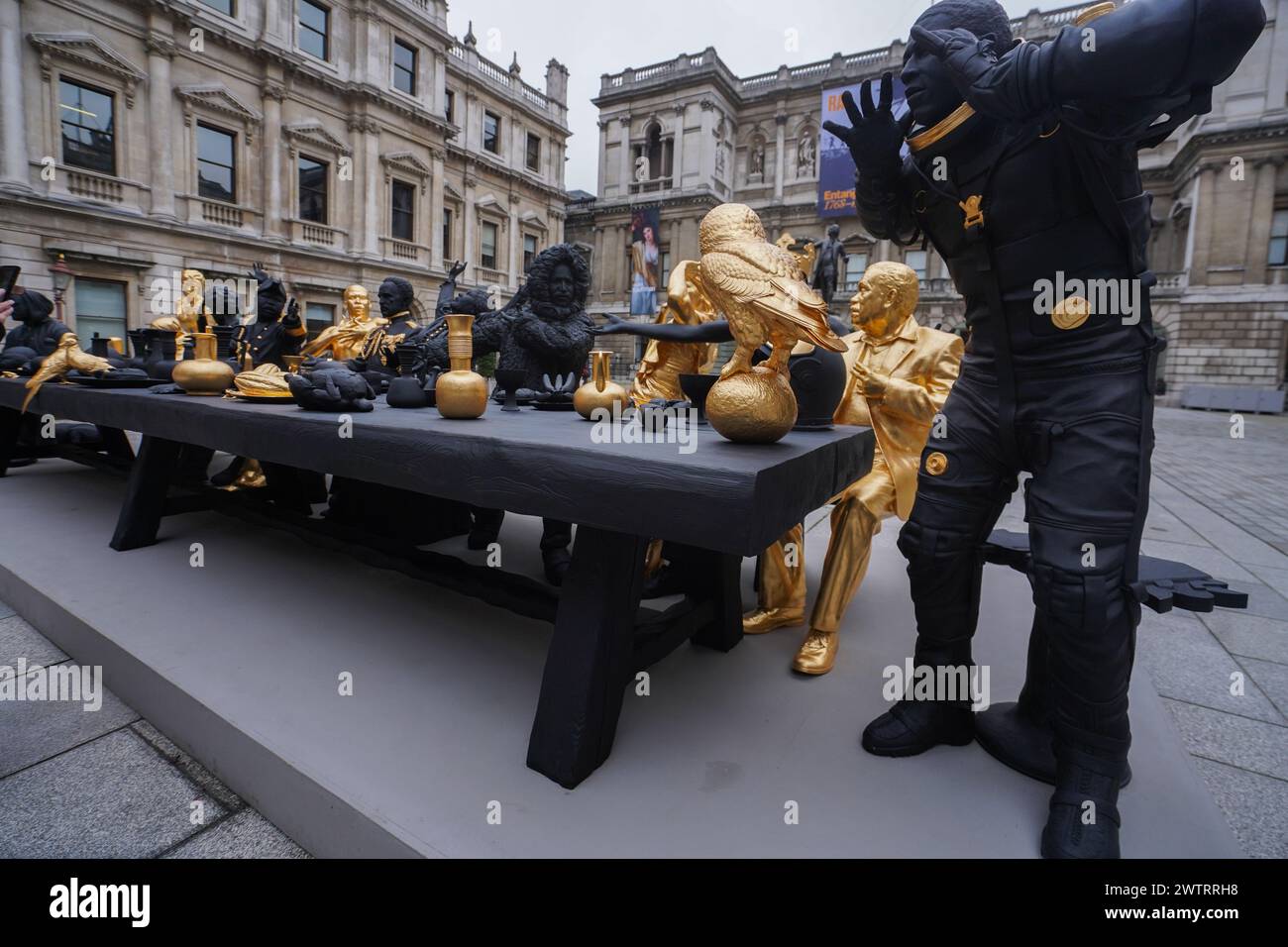Royal Academy of Arts: The First Supper (Galaxy Black), 2023 Bronze ...