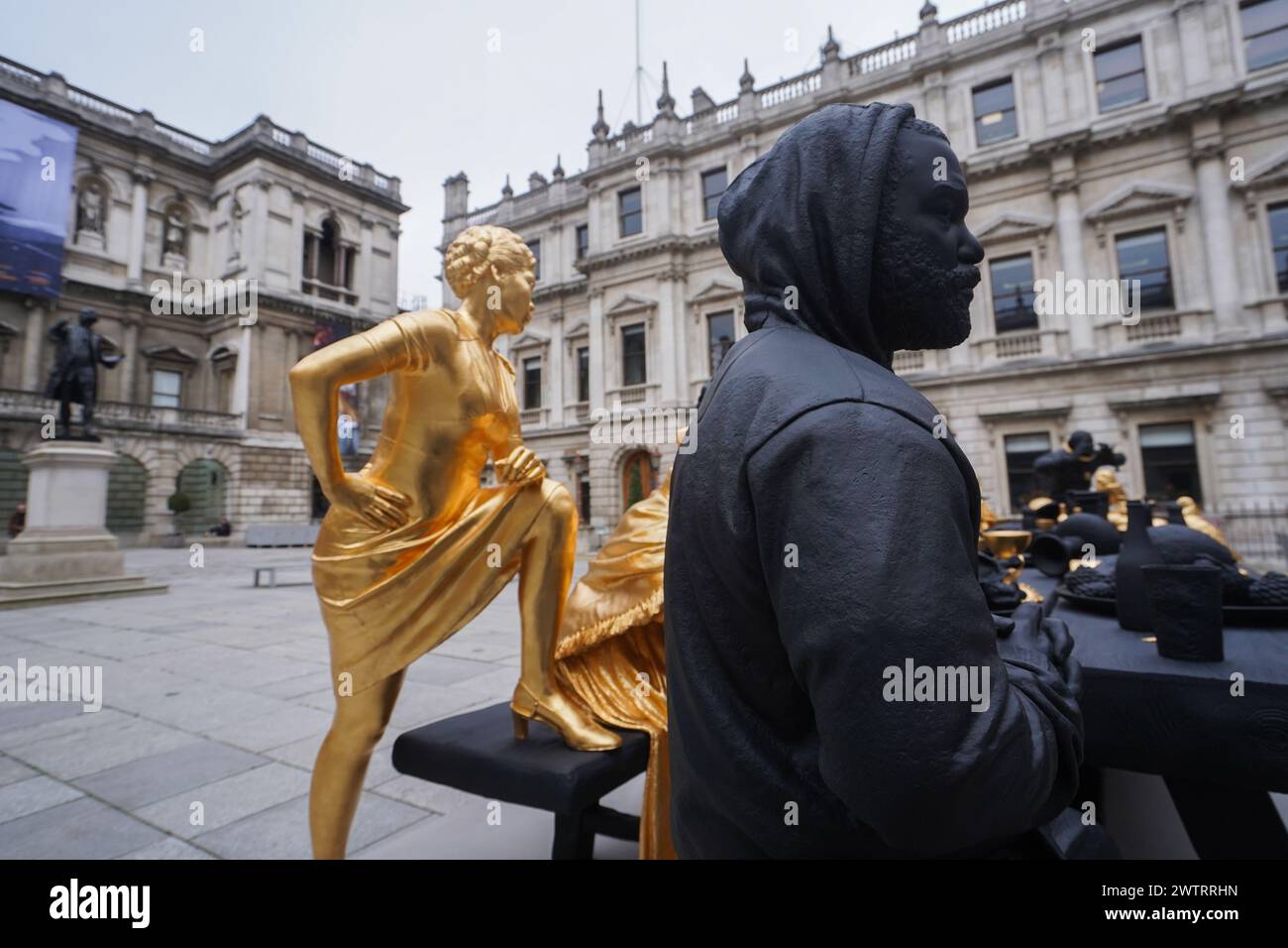 Royal Academy of Arts: The First Supper (Galaxy Black), 2023 Bronze ...