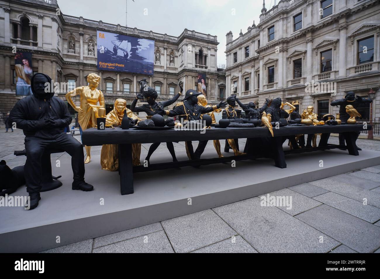 Royal Academy of Arts: The First Supper (Galaxy Black), 2023 Bronze ...