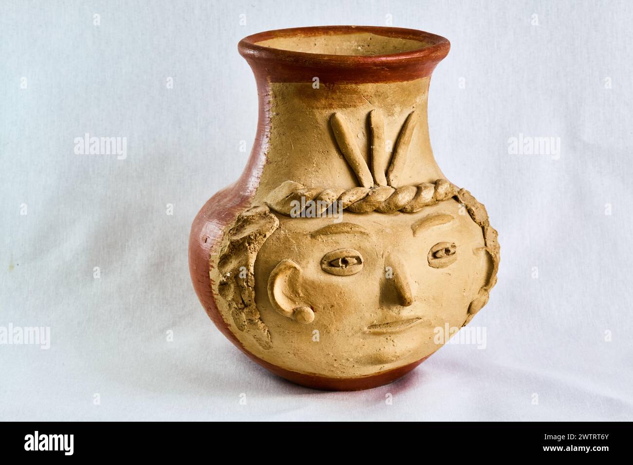 Clay jug with face hi-res stock photography and images - Alamy