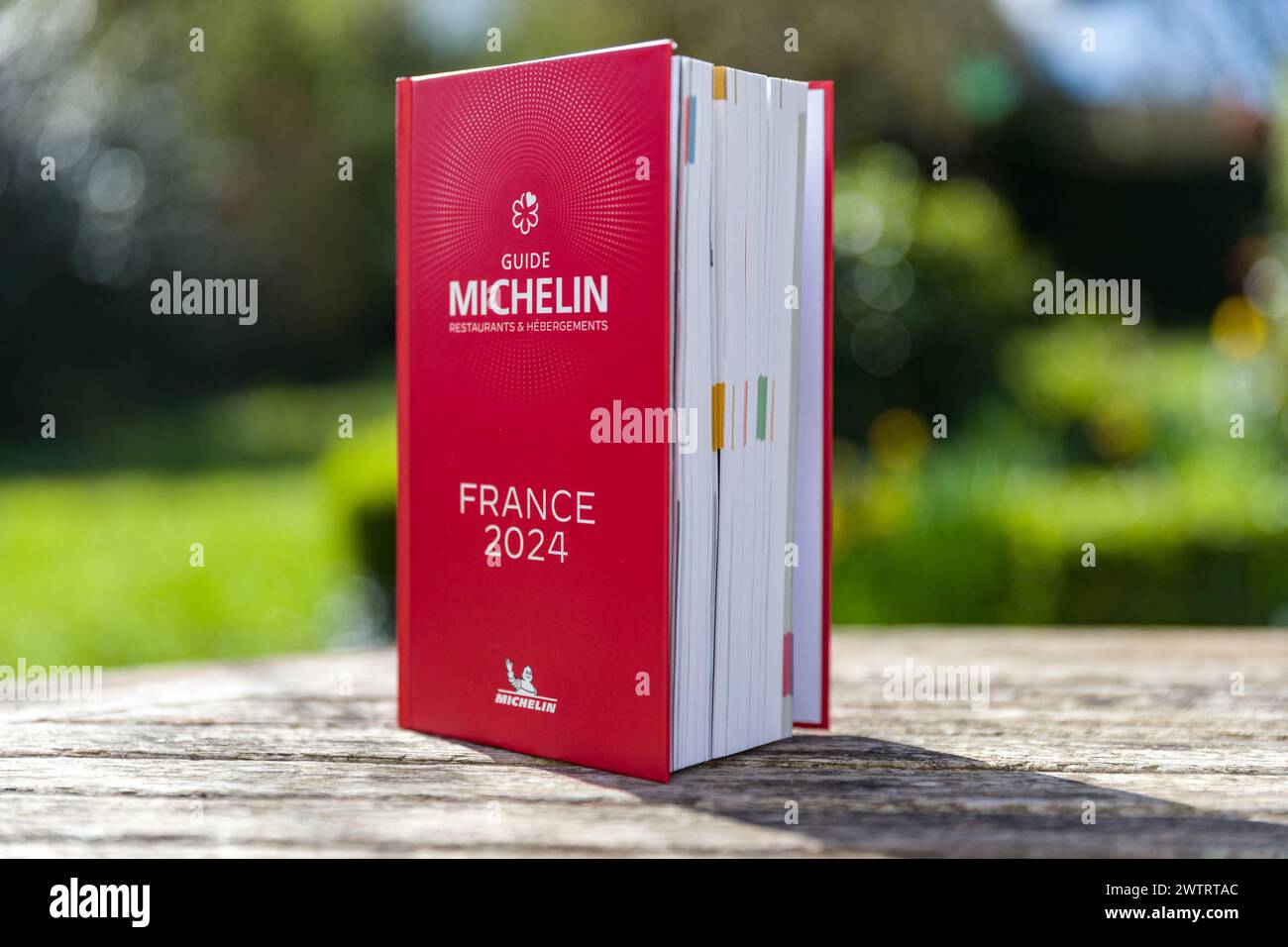 Tours, France. 19th Mar, 2024. The printed version of the 2024 Michelin ...