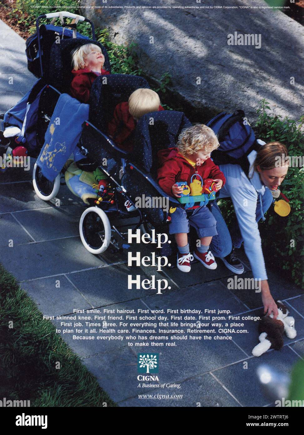 Vintage "Time" magazine 17 September 2001 issue advert, USA Stock Photo ...