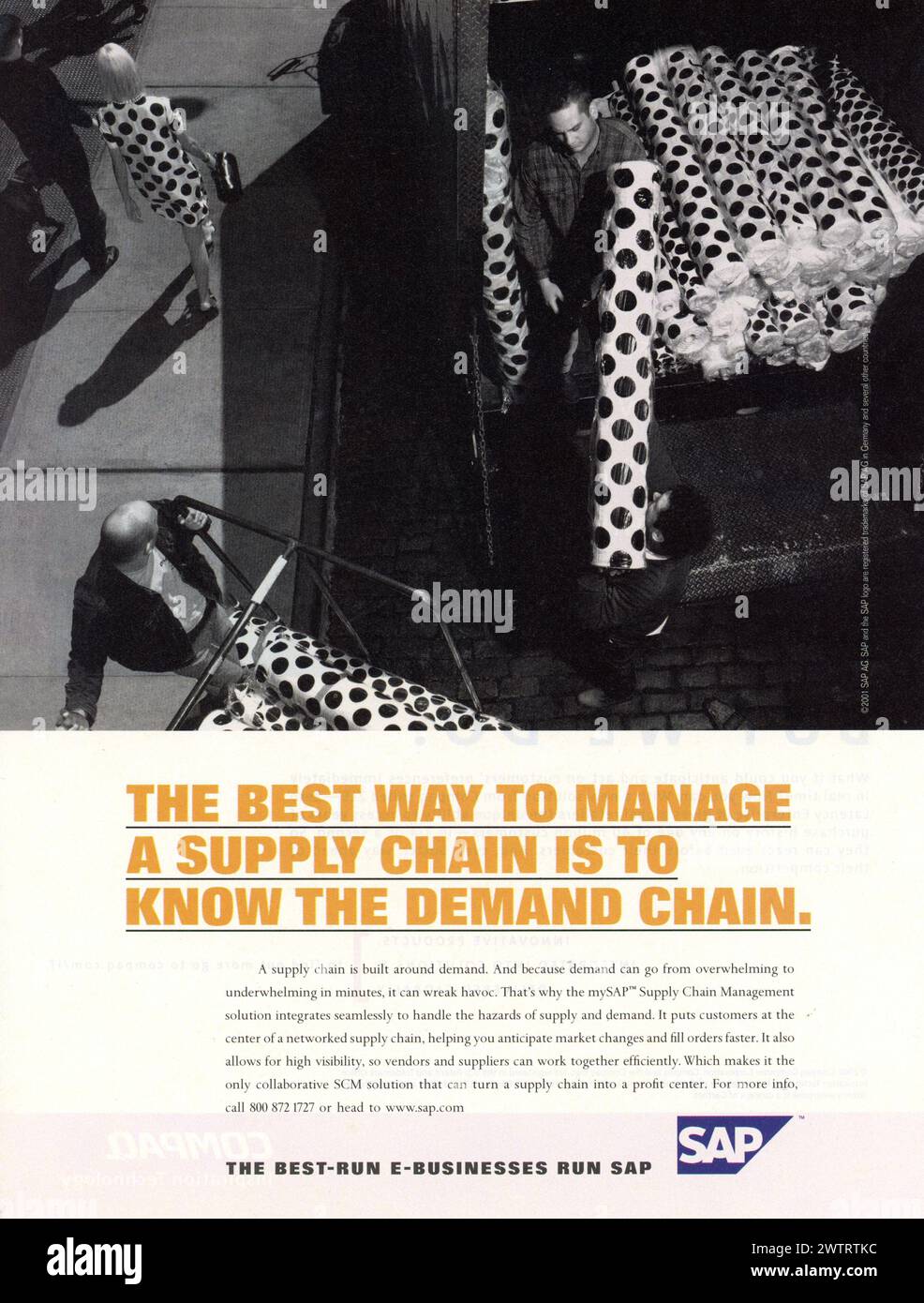 Vintage "Time" magazine 17 September 2001 issue advert, USA Stock Photo ...