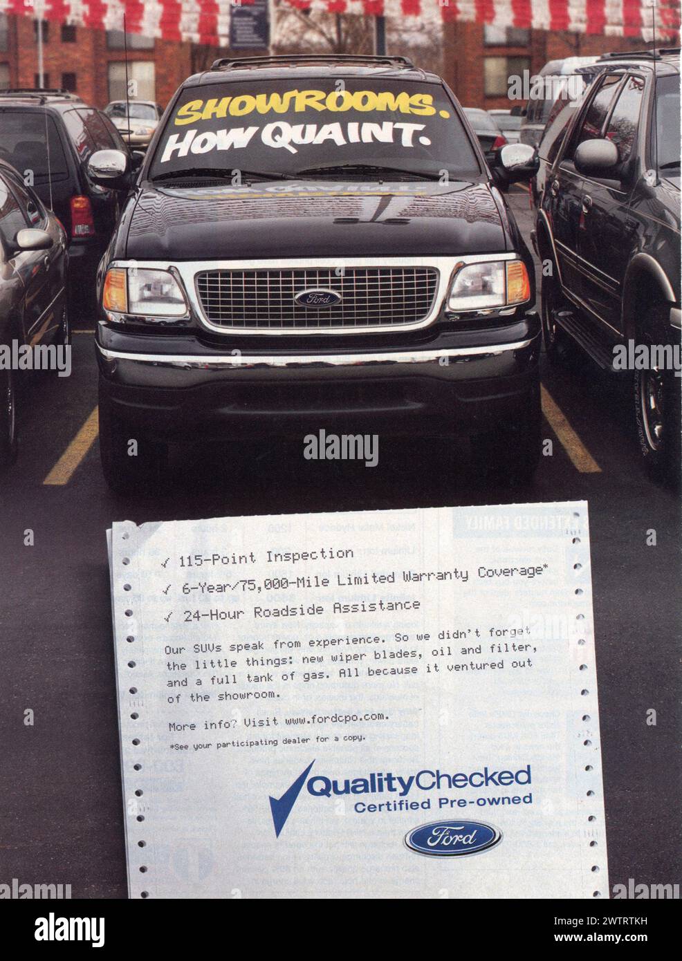 Vintage ford advert hi-res stock photography and images - Alamy