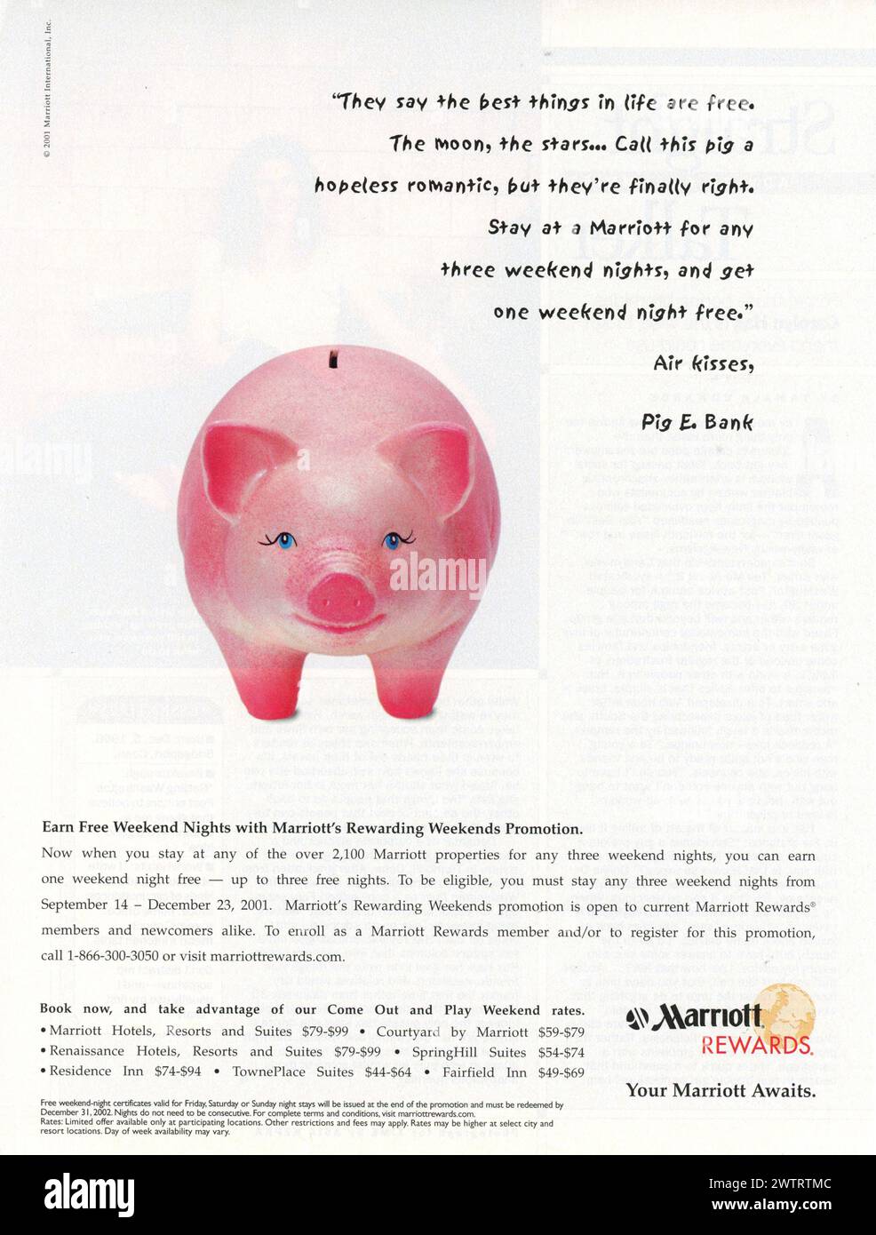 Vintage "Time" magazine 17 September 2001 issue advert, USA Stock Photo ...