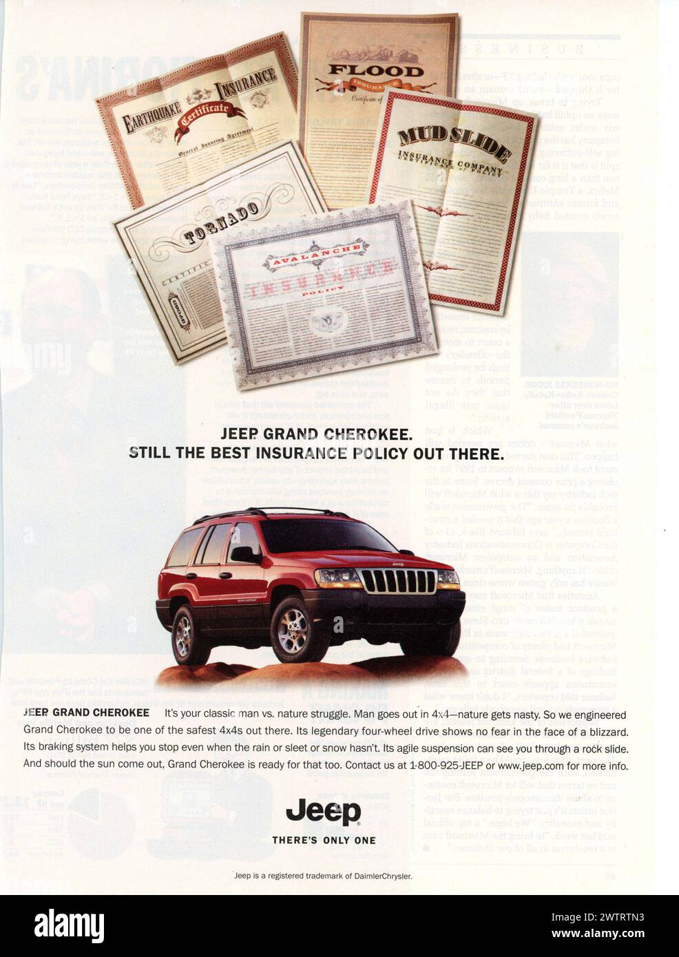 Vintage "Time" magazine 17 September 2001 issue advert, USA Stock Photo ...