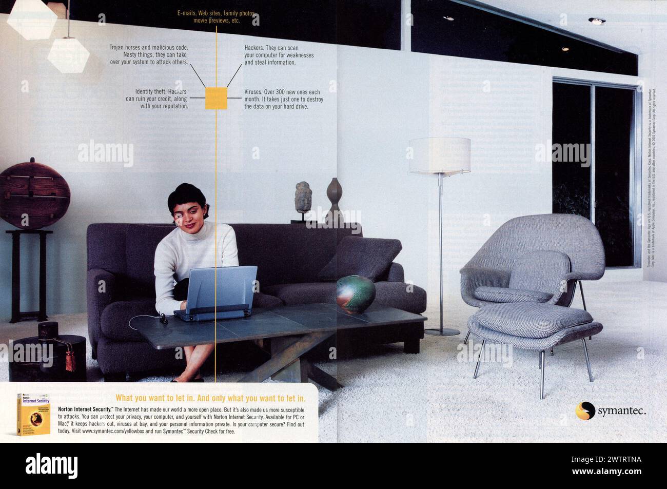 Vintage "Time" magazine 17 September 2001 issue advert, USA Stock Photo ...