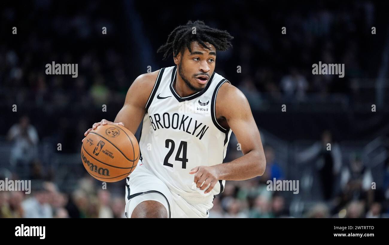 Brooklyn Nets guard Cam Thomas (24) during the first half of an NBA ...
