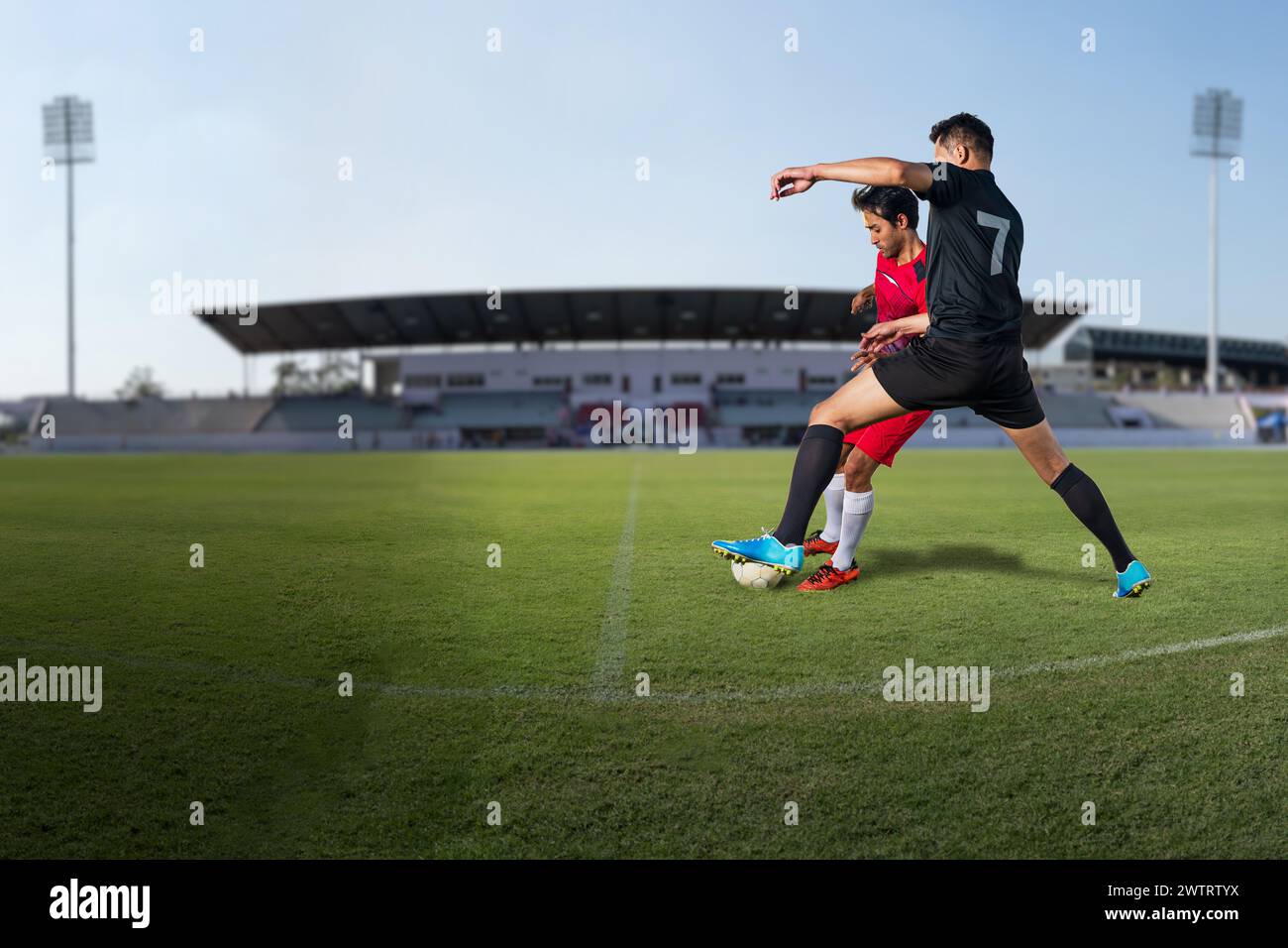Outdoor soccer field hi-res stock photography and images - Alamy