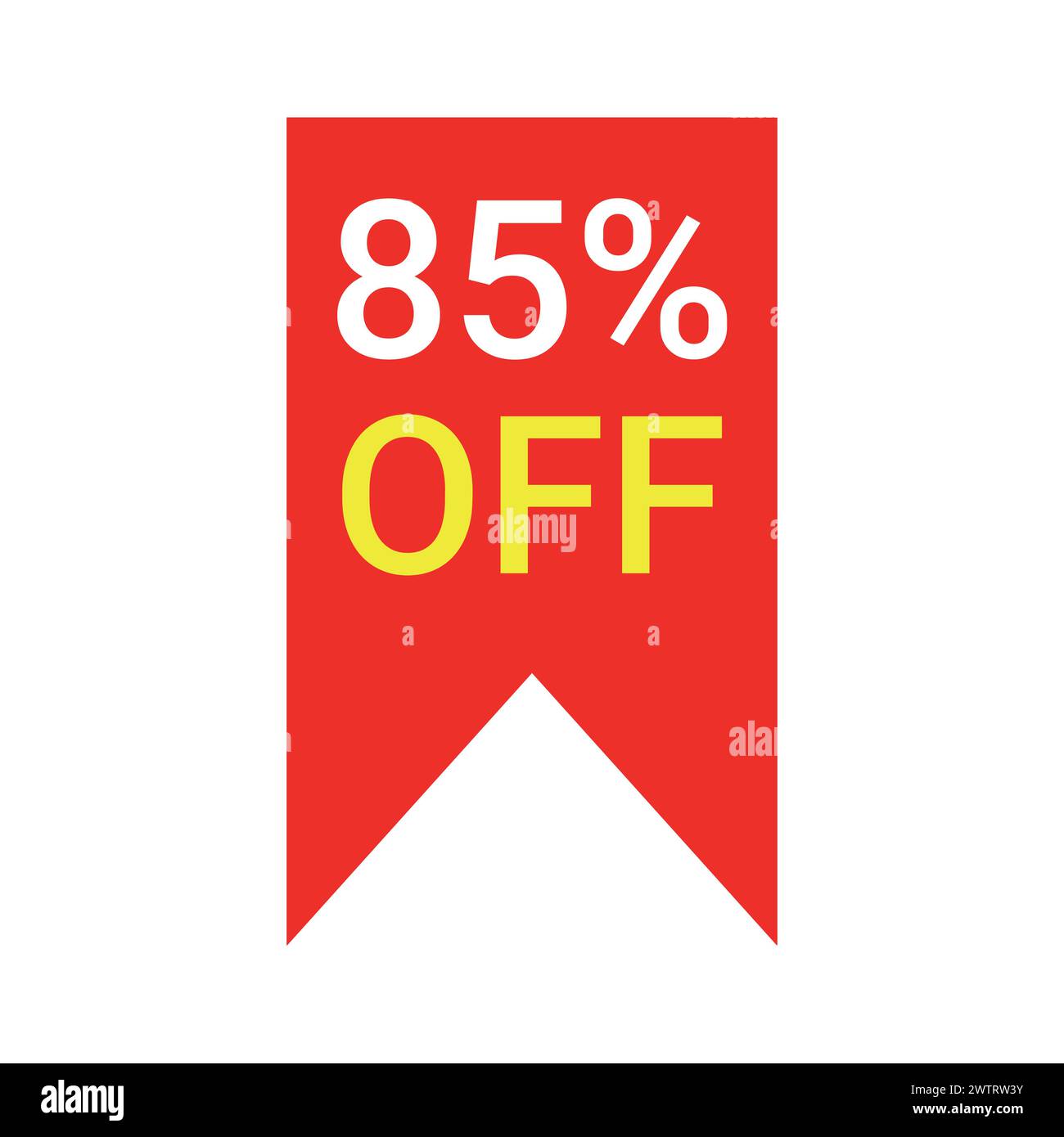 85 percent on white background Stock Vector Images - Alamy