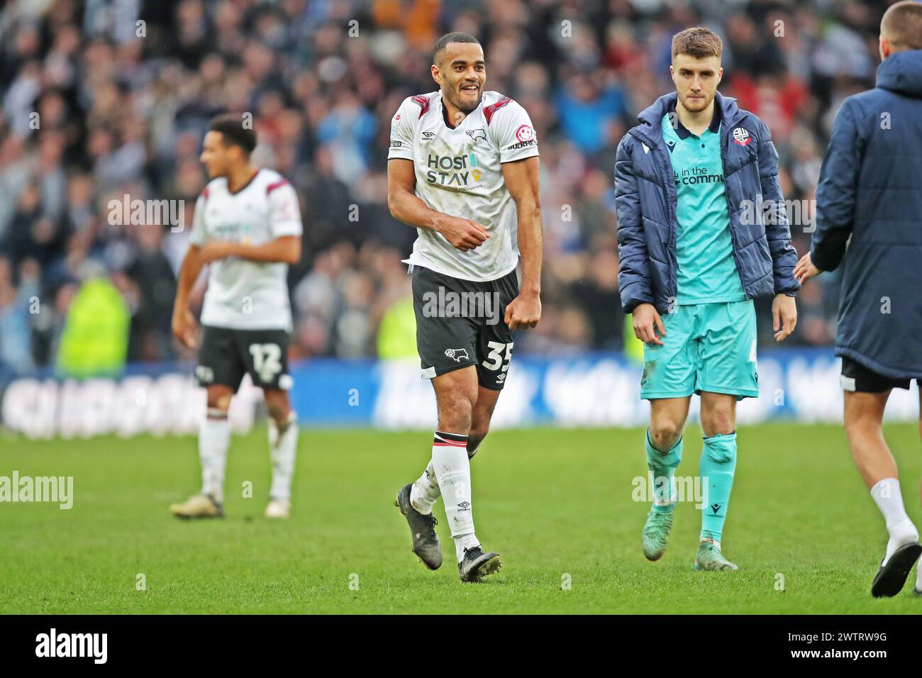 Derby, UK. 16th Mar, 2024. Derby County defender Curtis Nelson (35 ...