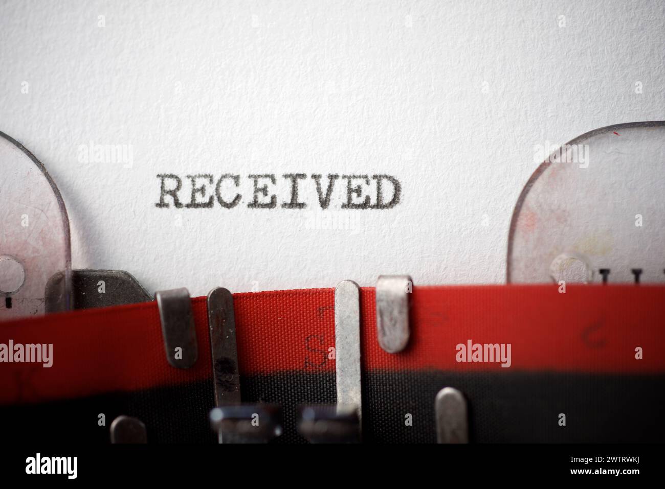 Received word hi-res stock photography and images - Alamy