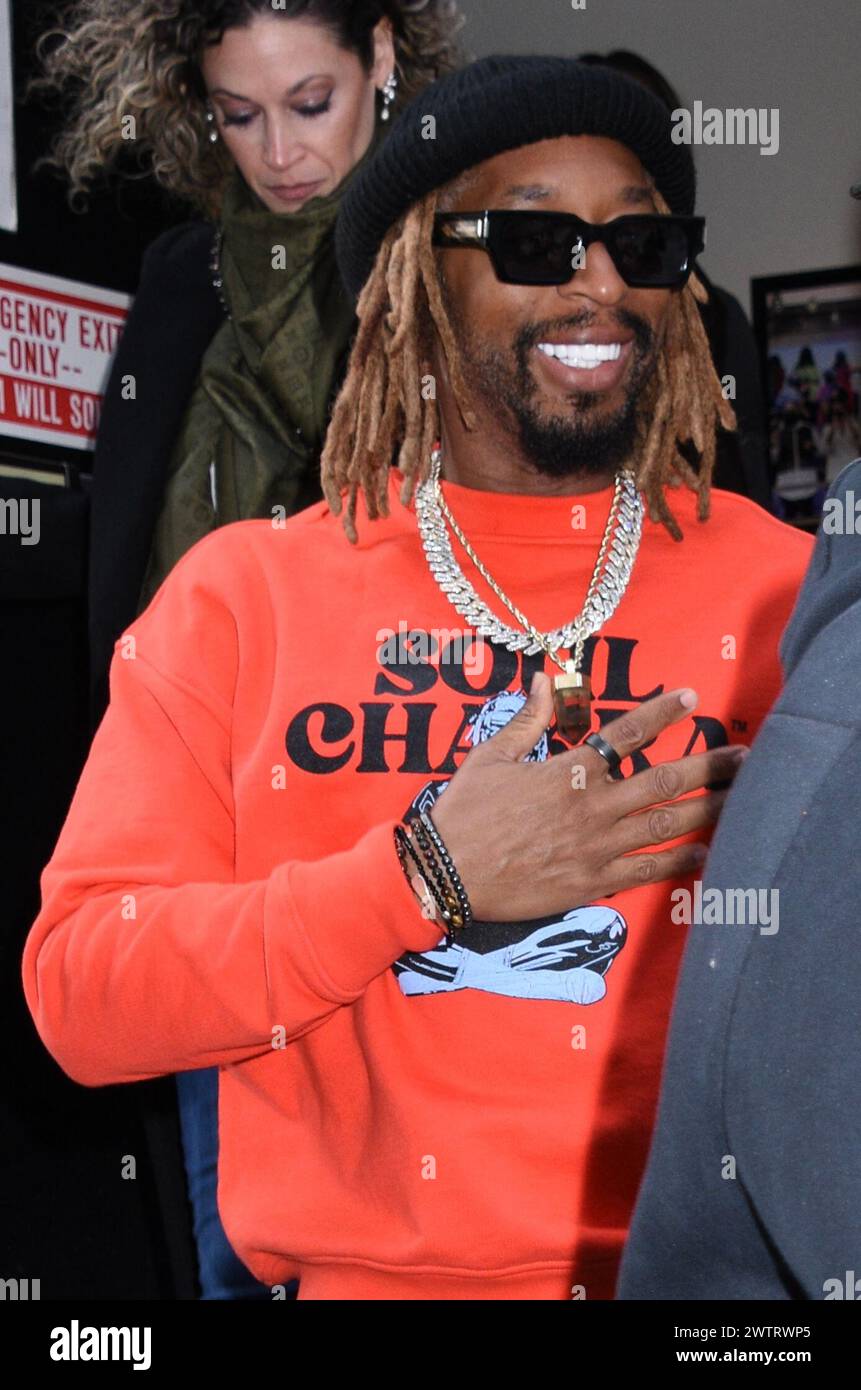 New York, NY, USA. 19th Mar, 2024. Lil Jon seen at Tamron Hall on March ...