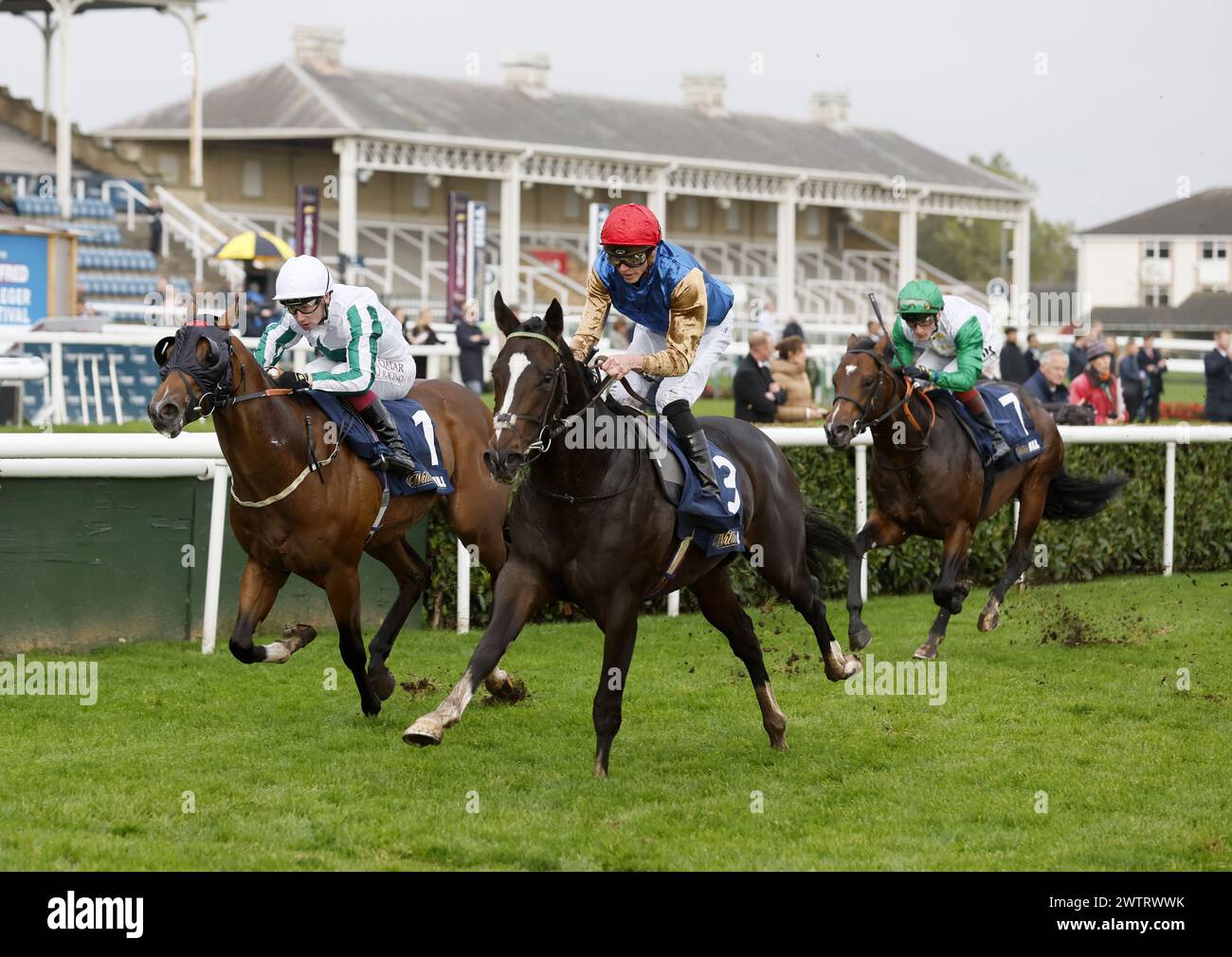 File photo dated 28-10-2023 of Ballymount Boy (centre). Adrian Keatley ...