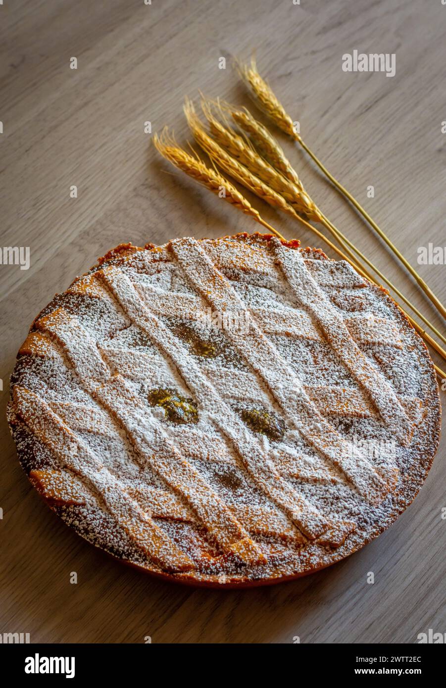Neapolitan Pastiera Crostata, typical italian cake for Easter time ...