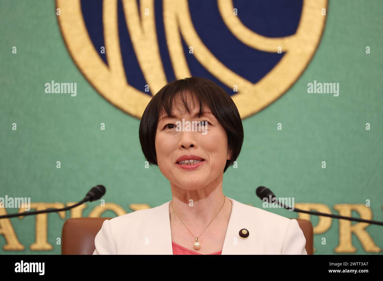 Tokyo, Japan. 19th Mar, 2024. Tomoko Tamura, chairperson of the ...