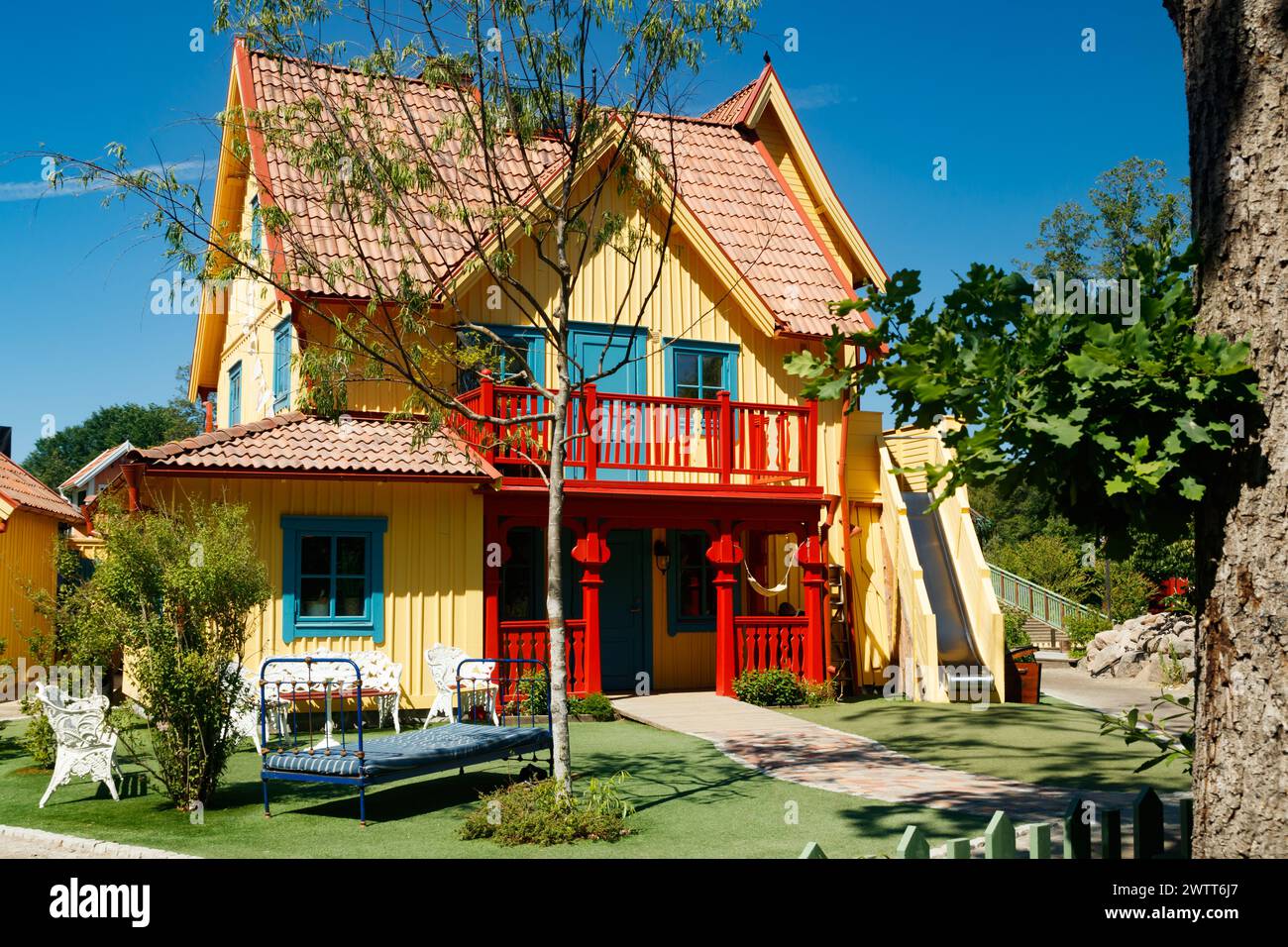 VIMMERBY, SWEDEN - 14 June 2023: Theme park Astrid Lindgren's World ...