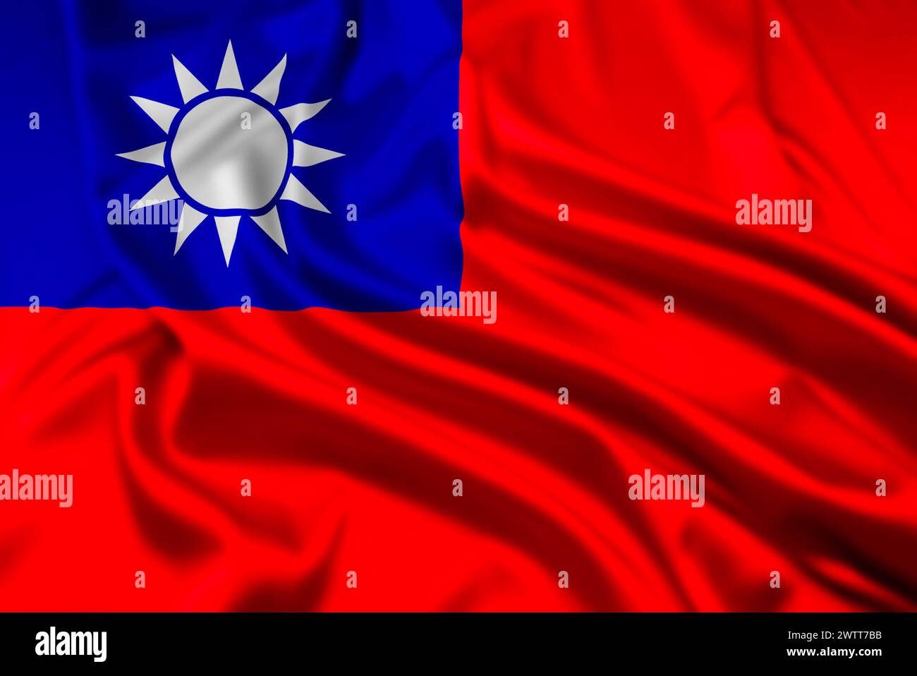The Flag of The Republic of China, or Taiwan, a non United Nations ...