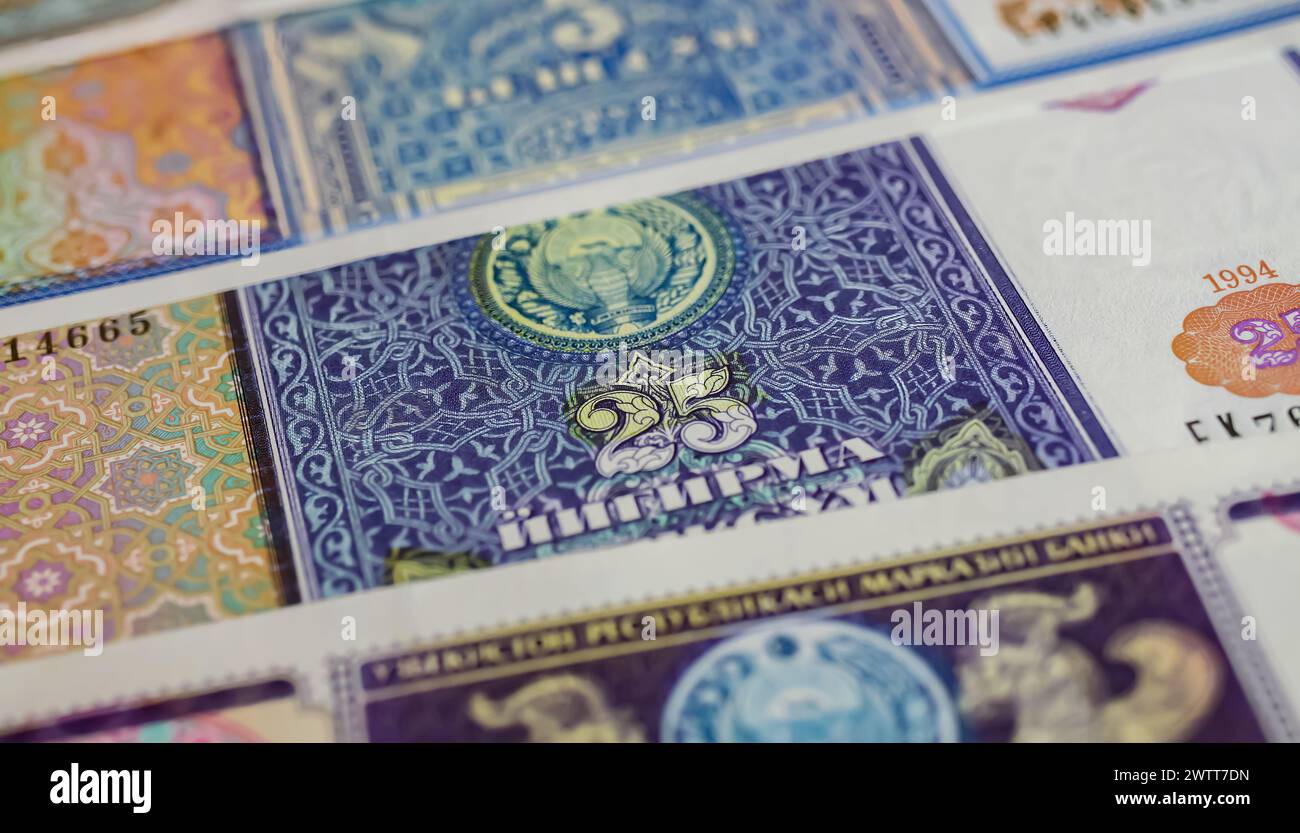Banknote of uzbekistan hi-res stock photography and images - Alamy
