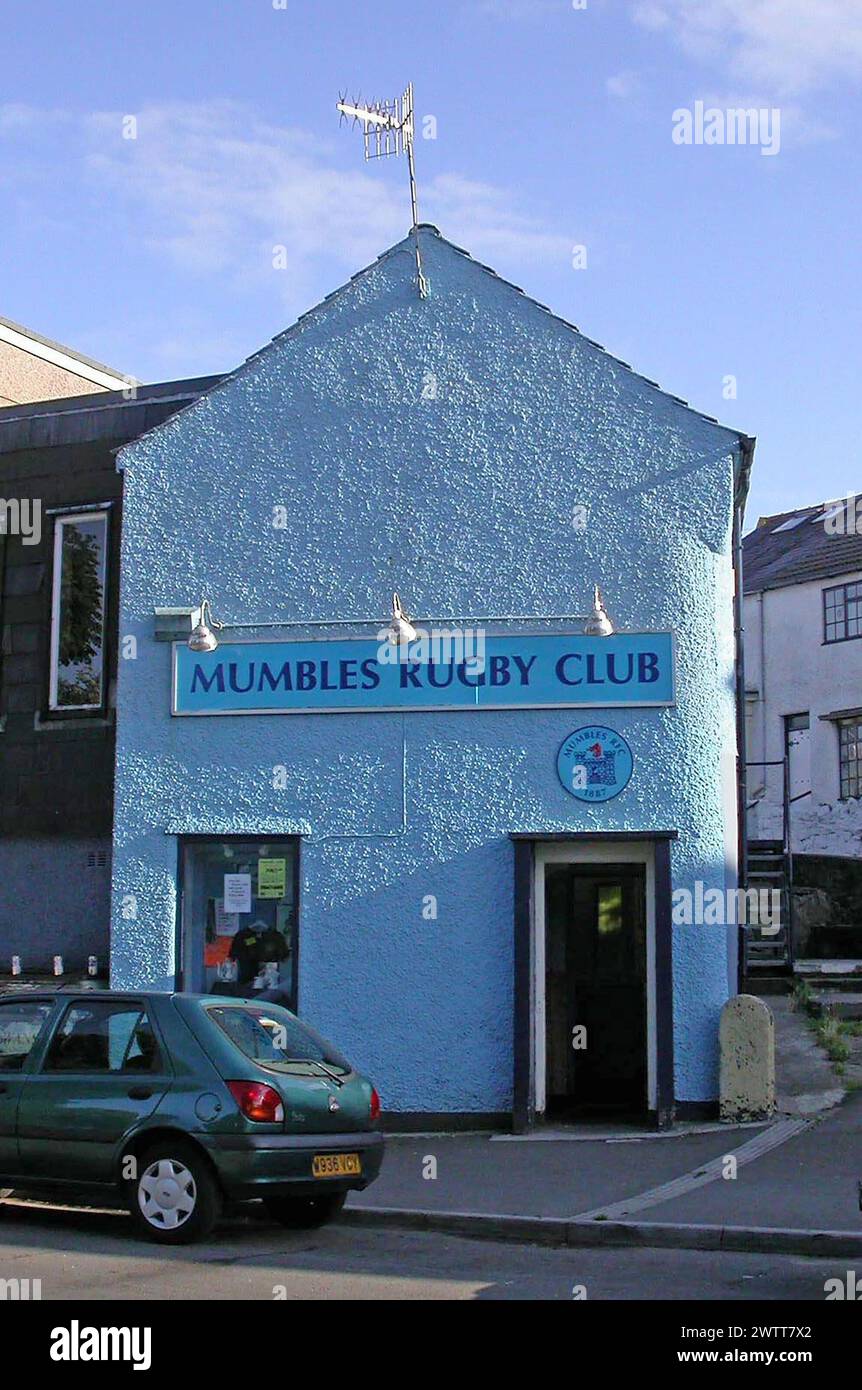 Mumbles Rugby Club on the infamous Mumbles Mile near Swansea which is ...